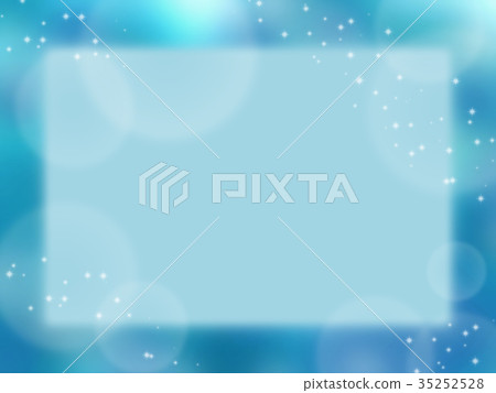 Blue glitter frame - Stock Illustration [35252528] - PIXTA
