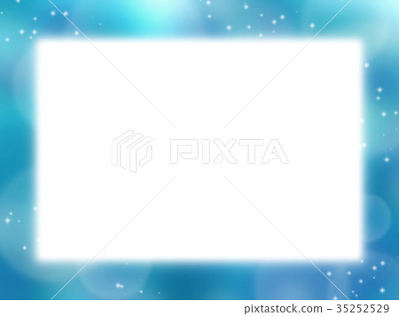 Blue glitter frame transparent - Stock Illustration [35252529] - PIXTA