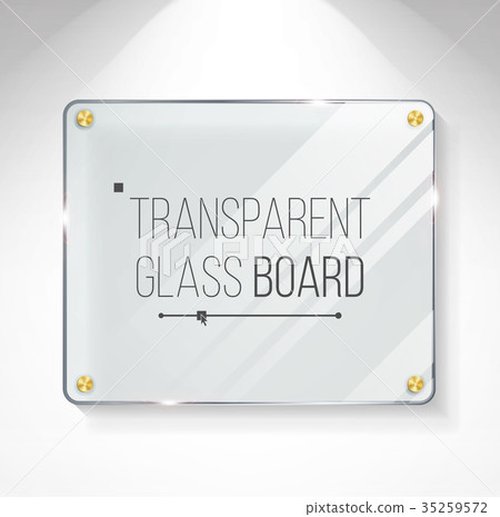 Transparent Shining Glass Vector - Stock Illustration [35259572] - PIXTA