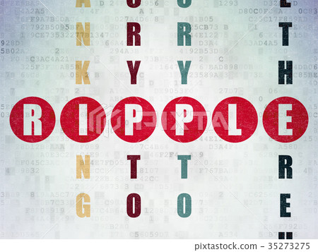 Cryptocurrency concept: Ripple in Crossword Puzzle - Stock Illustration ...