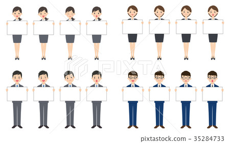 Board holding variation - Stock Illustration [35284733] - PIXTA