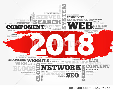 2018 Internet Technology word cloud - Stock Illustration [35293762] - PIXTA