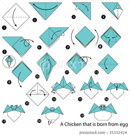 Origami Chicken Patterns Origami Chicken Fun And Easy #origami