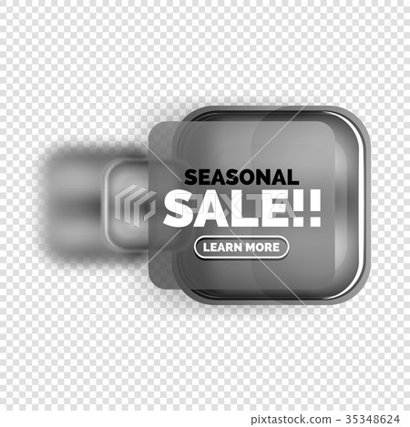 Square shape sale button label tag - Stock Illustration [35348624] - PIXTA