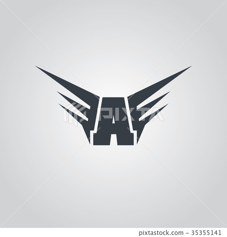 aviator symbol logo logotype theme - Stock Illustration [35355141] - PIXTA