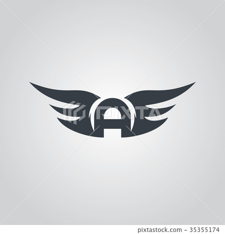 aviator symbol logo logotype theme - Stock Illustration [35355174] - PIXTA