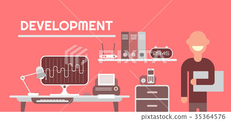 Development vector illustration-插圖素材 [35364576] - PIXTA圖庫