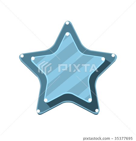 Blue cartoon star vector Illustration-插圖素材 [35377695] - PIXTA圖庫
