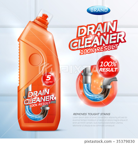 Drain Cleaner Poster - Stock Illustration [35379830] - PIXTA