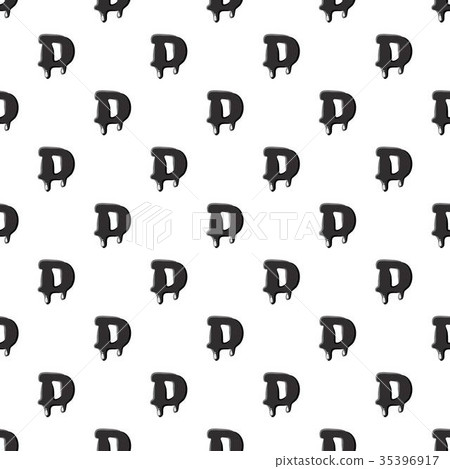 D letter isolated on white background - Stock Illustration [35396917 ...