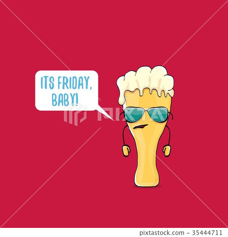 Its friday baby vector concept illustration with - Stock Illustration ...