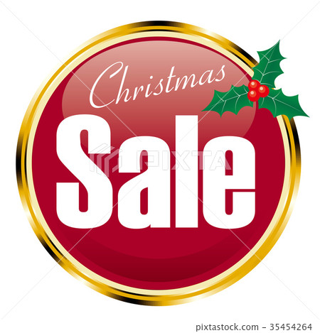 Christmas sale icon emblem | Merry Christmas... - Stock Illustration ...