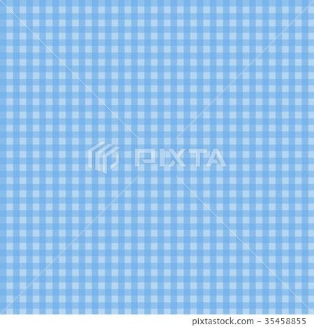 Blue check pattern - Stock Illustration [35458855] - PIXTA