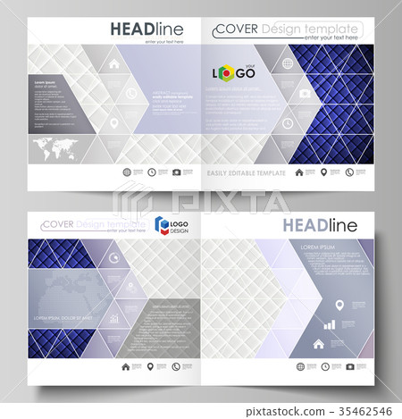 Business templates for square design bi fold - Stock Illustration ...