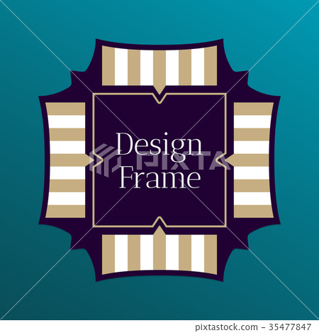 Vector Art Frame for Text, Template Design Frame-插圖素材 [35477847] - PIXTA圖庫