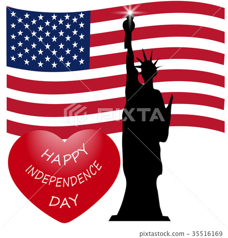 American Independence Day, US symbols, vector - Stock Illustration ...