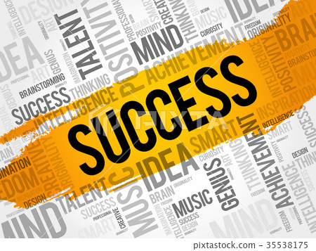 SUCCESS word cloud collage - Stock Illustration [35538175] - PIXTA