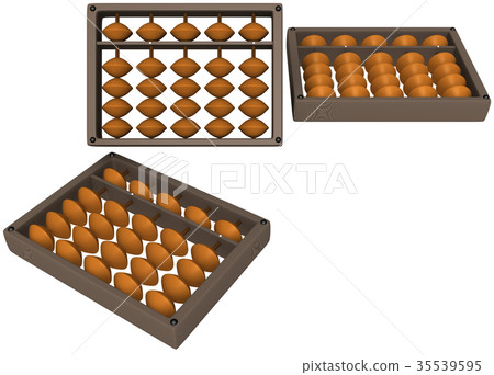 5-digit abacus - Stock Illustration [35539595] - PIXTA