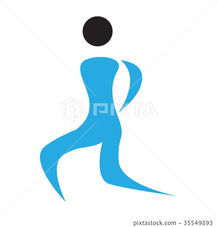 Abstract fitness icon - Stock Illustration [35549893] - PIXTA