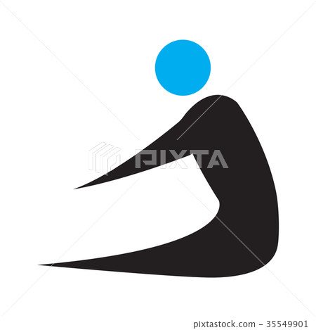 Abstract fitness icon - Stock Illustration [35549901] - PIXTA