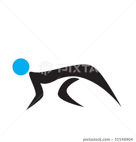 Abstract fitness icon - Stock Illustration [35549904] - PIXTA