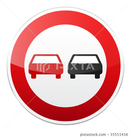Road red sign on white background. Road traffic - Stock Illustration ...
