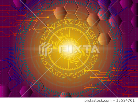 Head-up display. HUD UI interface - Stock Illustration [35554701] - PIXTA