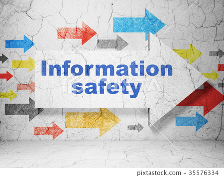 Security concept: arrow with Information Safety on - Stock Illustration ...