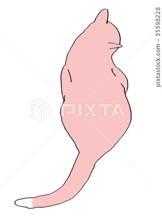 Cat from above - Stock Illustration [35598228] - PIXTA