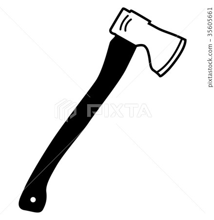 Simple axe vector icon on a white background. - Stock Illustration ...
