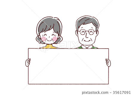 Senior message board - Stock Illustration [35617091] - PIXTA