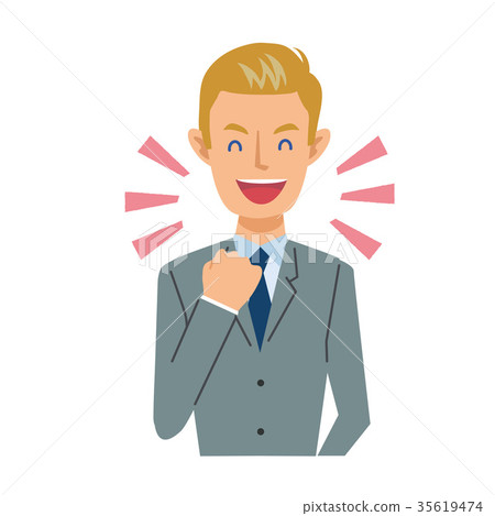 Foreigner businessman illustration - Stock Illustration [35619474] - PIXTA
