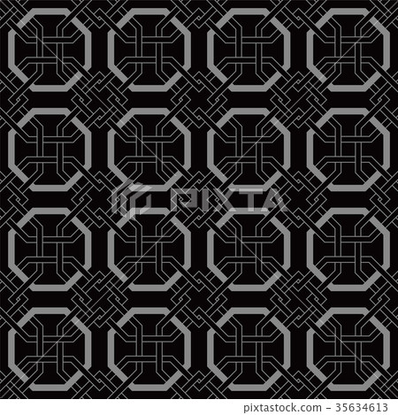 Antique seamless silver retro pattern background - Stock Illustration ...