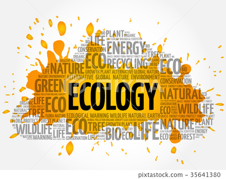 Ecology word cloud - Stock Illustration [35641380] - PIXTA