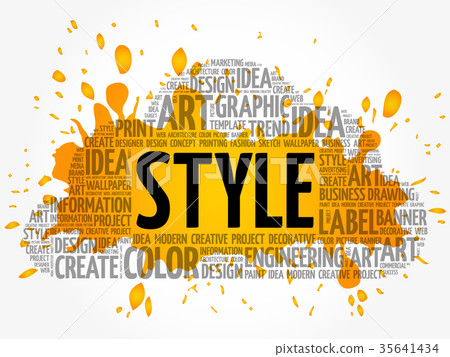 STYLE word cloud - Stock Illustration [35641434] - PIXTA