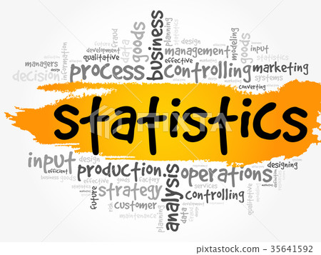 STATISTICS word cloud collage - Stock Illustration [35641592] - PIXTA