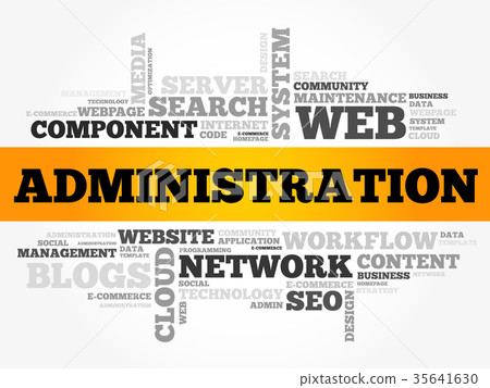 Administration word cloud - Stock Illustration [35641630] - PIXTA