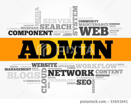 ADMIN word cloud collage - Stock Illustration [35641641] - PIXTA