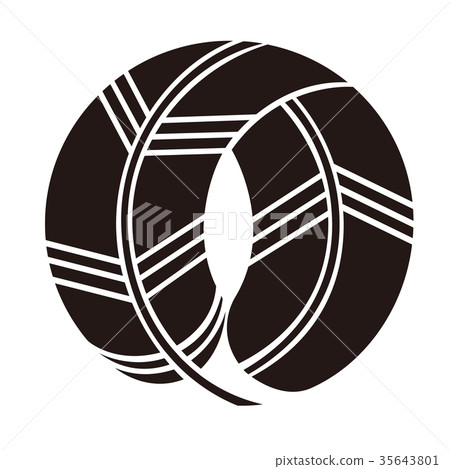 Family crest falcon wings - Stock Illustration [35643801] - PIXTA