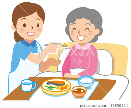 Meal assistance - Stock Illustration [35656324] - PIXTA