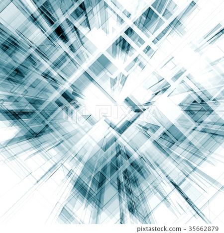 Abstract futuristic concept 3d rendering - Stock Illustration [35662879 ...