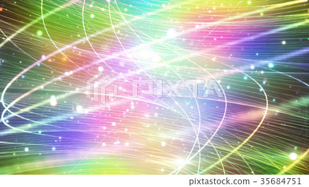 Swirl line particle - Stock Illustration [35684751] - PIXTA