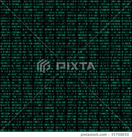 hex code abstract seamless pattern. - Stock Illustration [35708650] - PIXTA