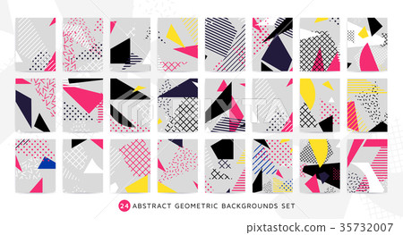 Bright colorful design set vector illustration - Stock Illustration ...