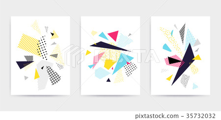 Bright colorful design set vector illustration - Stock Illustration ...