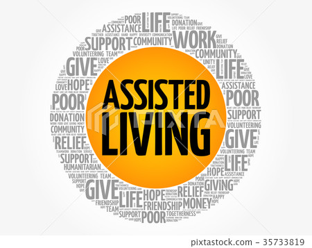 Assisted Living word cloud collage - Stock Illustration [35733819] - PIXTA