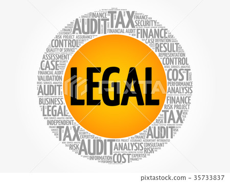 LEGAL word cloud collage - Stock Illustration [35733837] - PIXTA