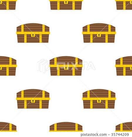 Chest pattern seamless flat style - Stock Illustration [35744209] - PIXTA