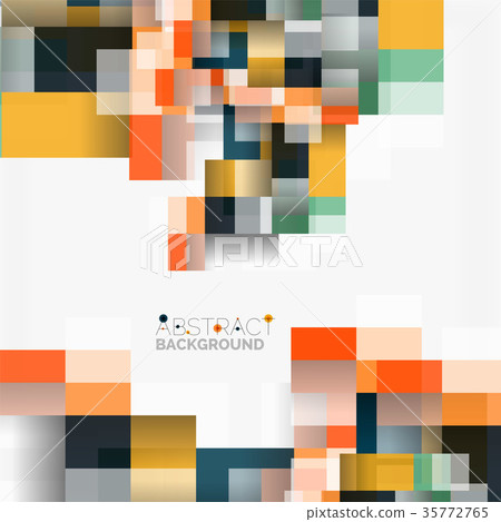 Abstract blocks template design background, simple - Stock Illustration ...