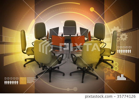 Conference table - Stock Illustration [35774126] - PIXTA